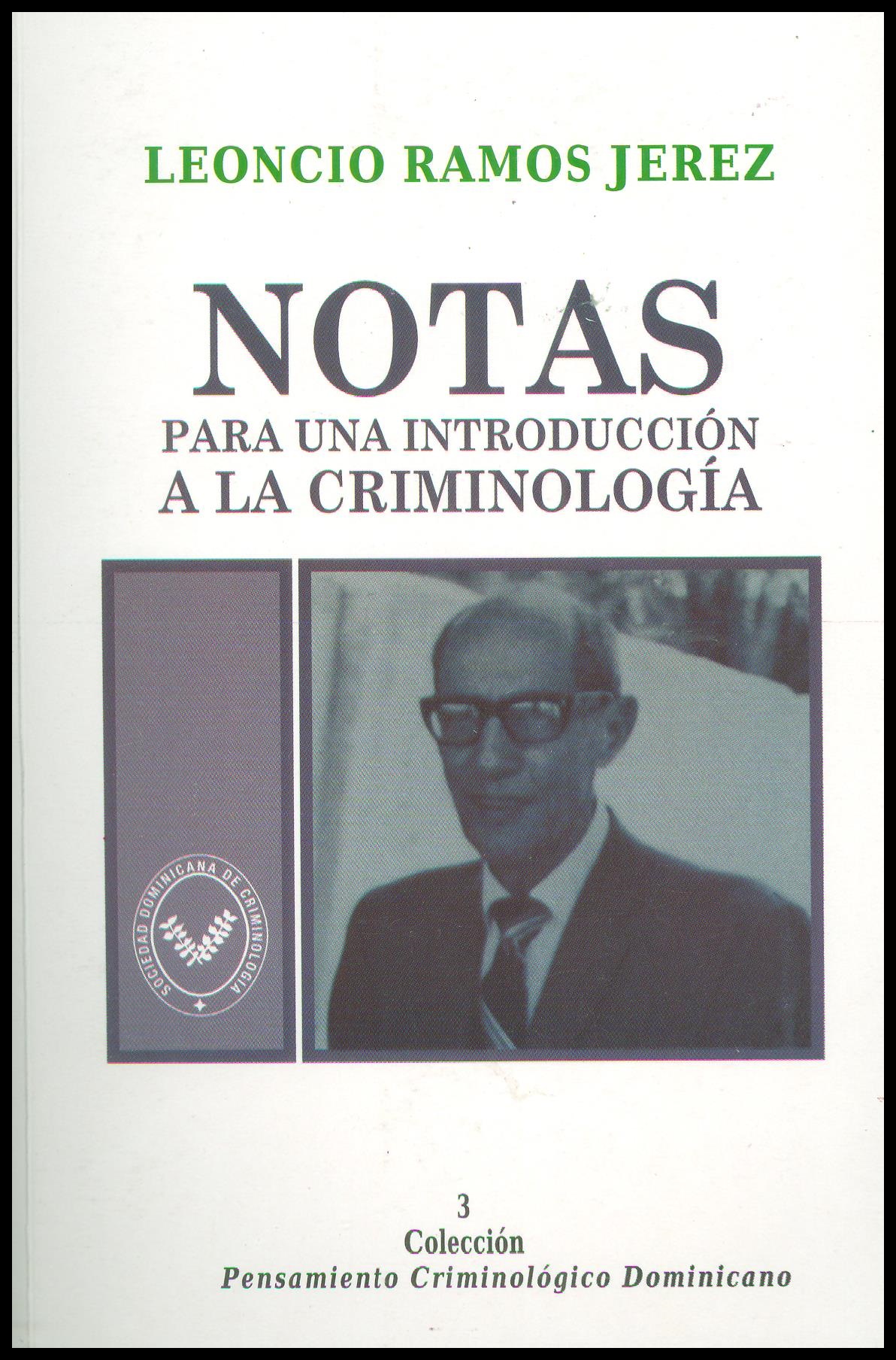 Notas para una introducción a la criminología : para derecho y ...